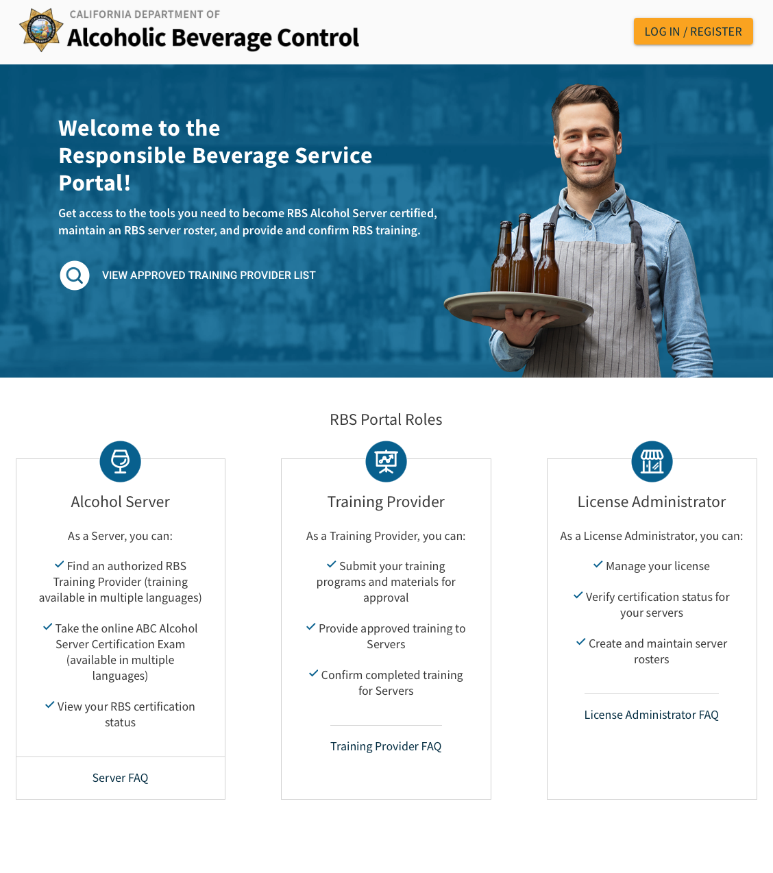 RBS California - California RBS Training Online $9.95